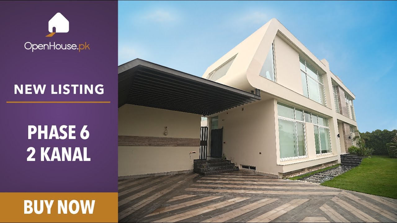 Ultra-Luxury 2 Kanal Fully Furnished Home Tour | DHA Phase 6 - Straight ...