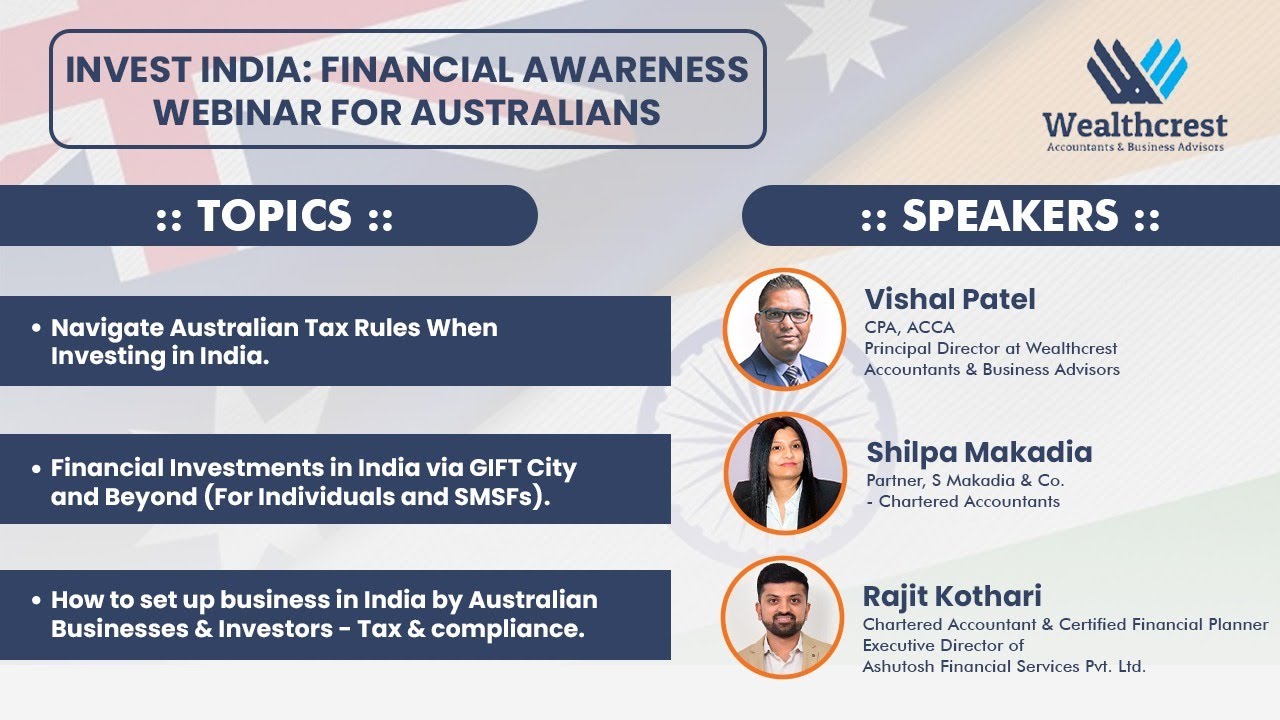India: Financial Awareness Webinar for Australians - YouTube