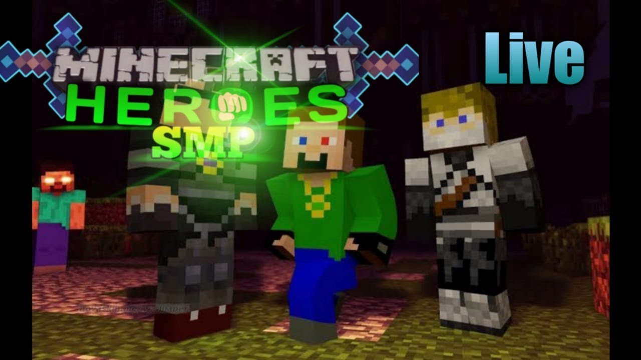 first day in heroes SMP live #1 - YouTube