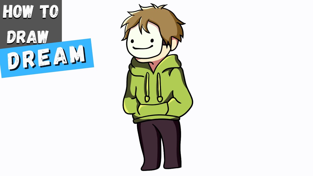 HOW TO DRAW DREAM | MINECRAFT | DREAMWASTAKEN - YouTube