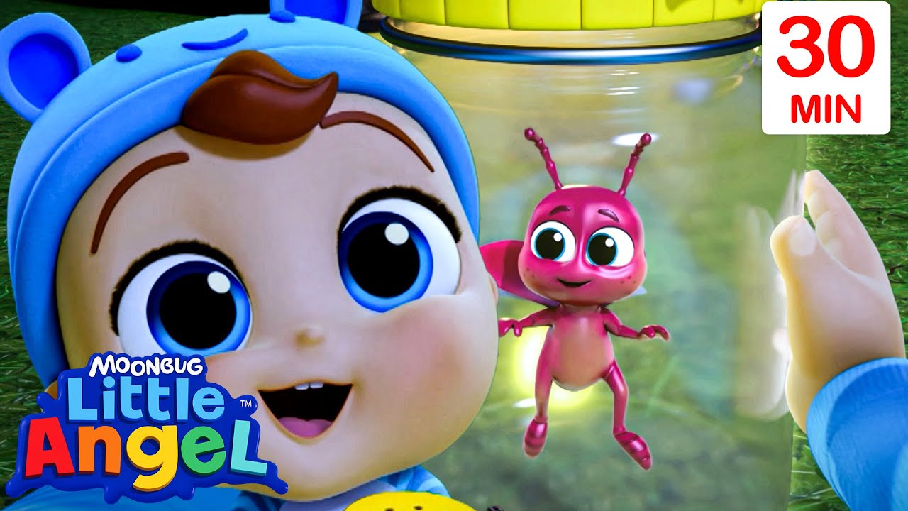 Camping Glows Up! Come & See! | Little Angel | Melody Time: Moonbug Kids Songs - YouTube