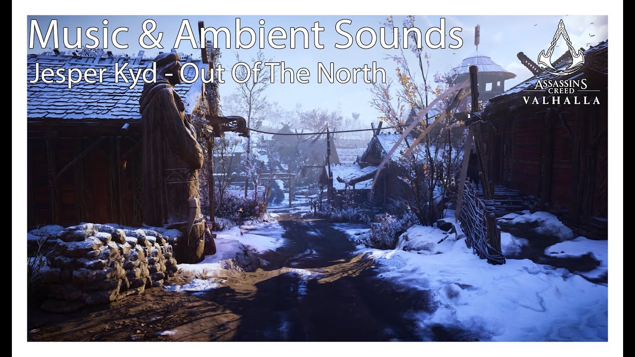 Assassin's Creed Valhalla Ambience: Snowy Village - YouTube