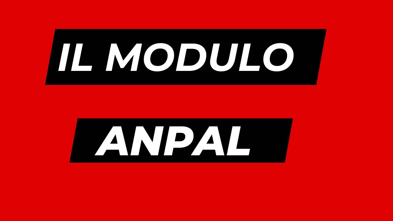 QUANDO INVIARE IL MODULO ANPAL AL CENTRO PER L'IMPIEGO? # ...