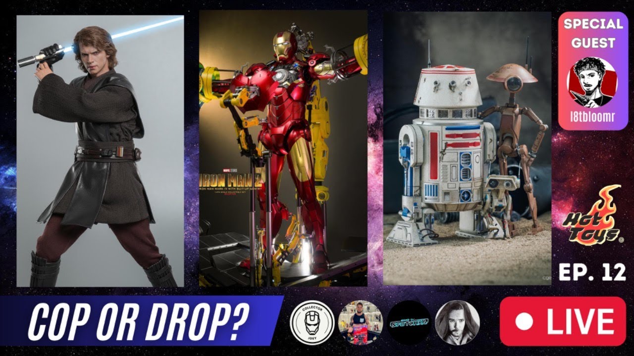 Hot Toys LIVE | Cop or Drop? Ep. 12 | 1/4 Iron Man | R-5 Droid set ...