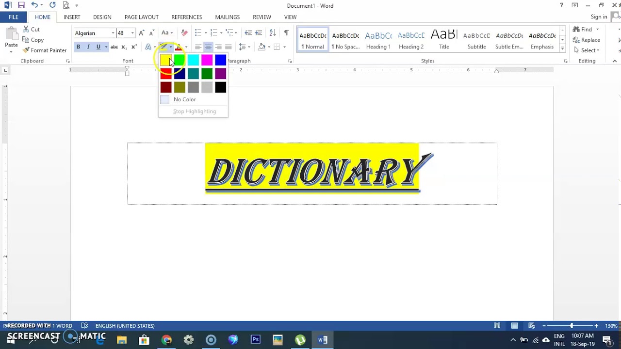 How to explore the winword - YouTube