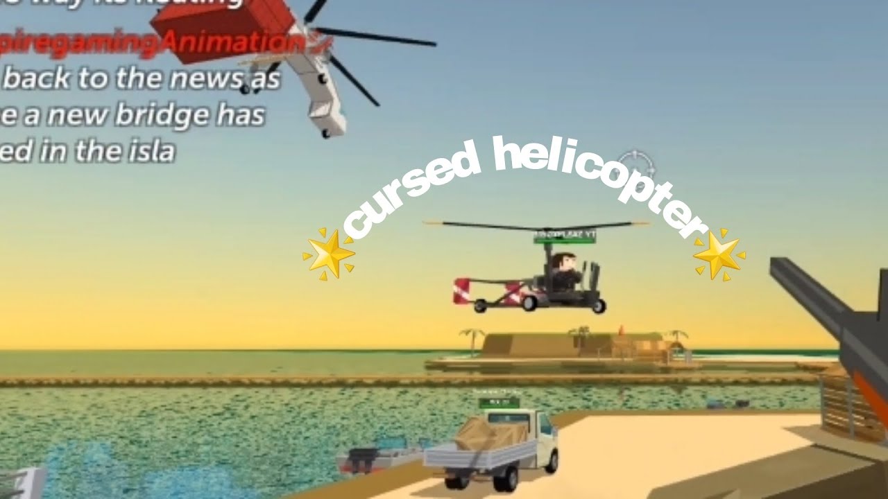 cursed helicopter in ssb2 again | simple sandbox 2 - YouTube