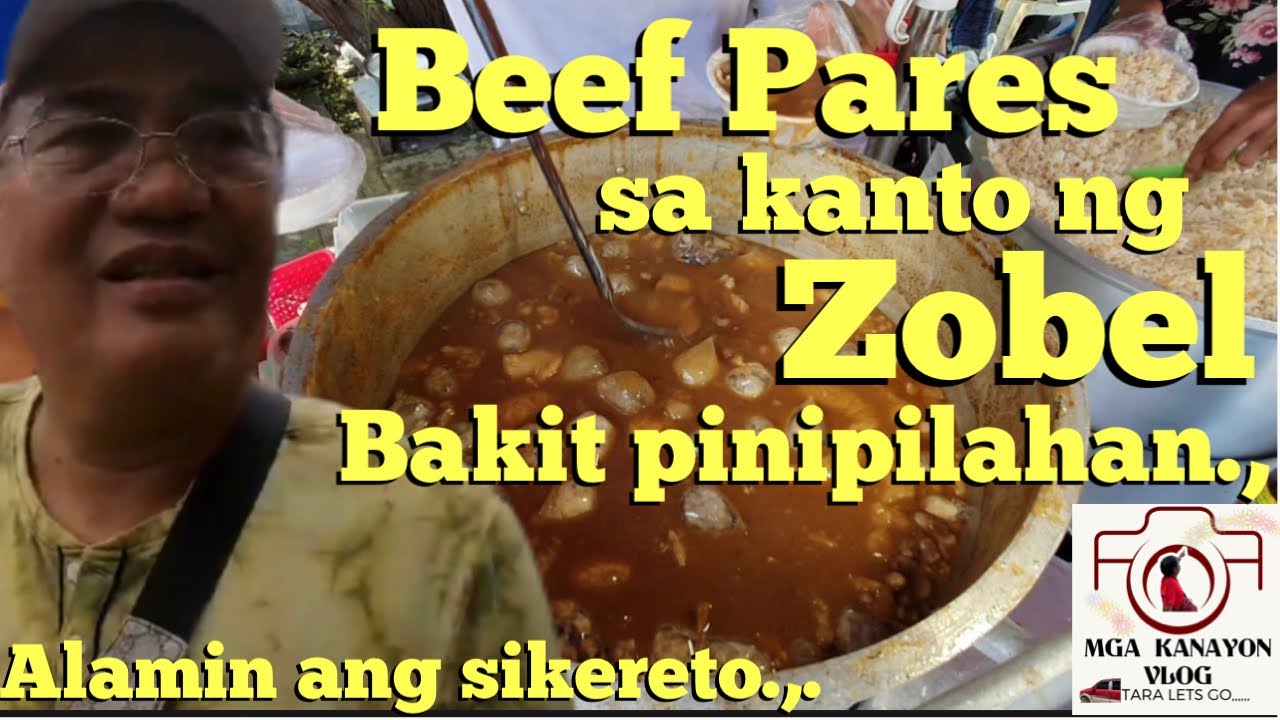 Beef Pares sa kanto ng Zobel / Bakit Pinipilahan? - YouTube