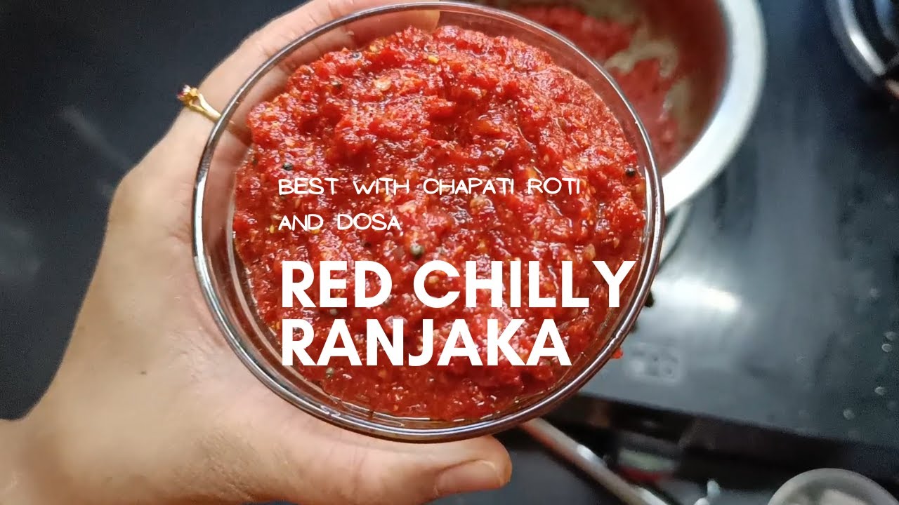 Ranjaka Recipe || Red Chilly Chutney - YouTube