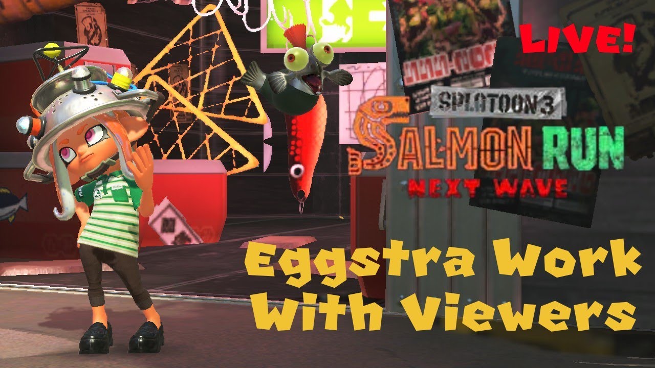 Spending Valentine's Day To Work Overtime! Splatoon 3 Salmon Run ...