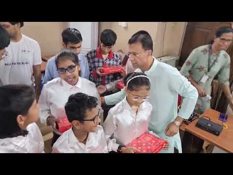 Minister Vishwajit Rane celebrates his birthday with children from the ...