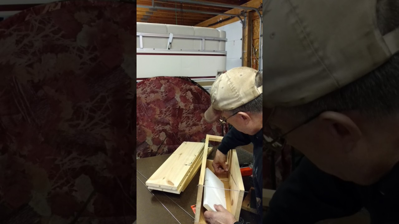 Rabbit Box Trap Build - YouTube