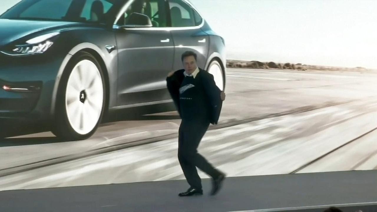 Business Report: Elon Musk’s dance at Tesla event goes viral - YouTube