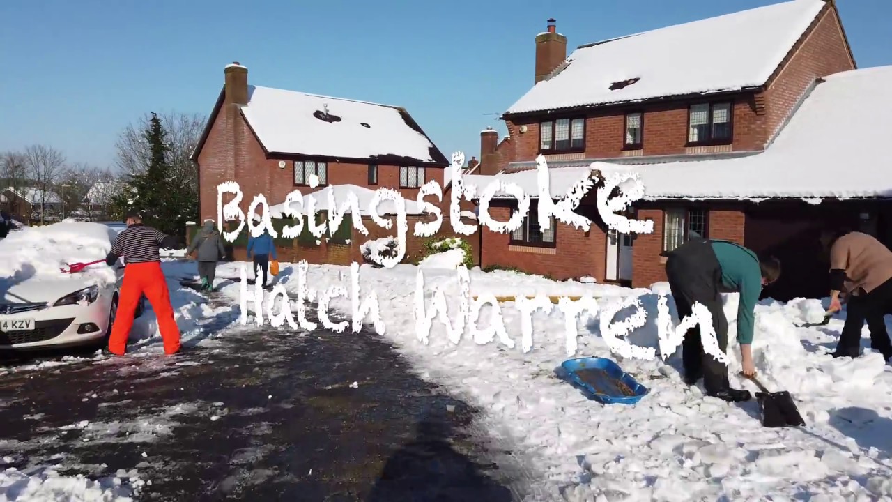 Basingstoke In the Snow - YouTube