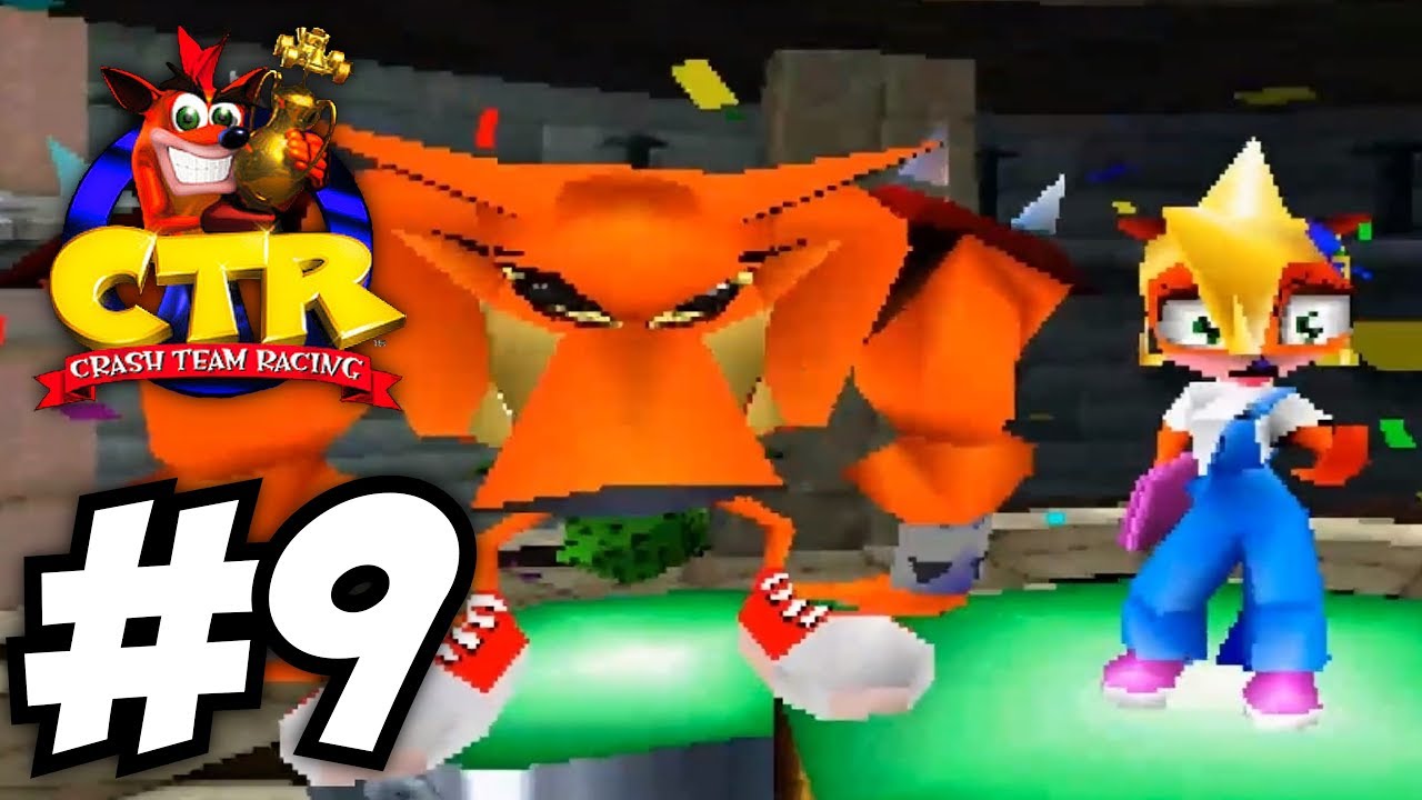 TINY STILL TRYING! | Crash Team Racing [PS1] Coco 100% W/ Commentary #9 ...