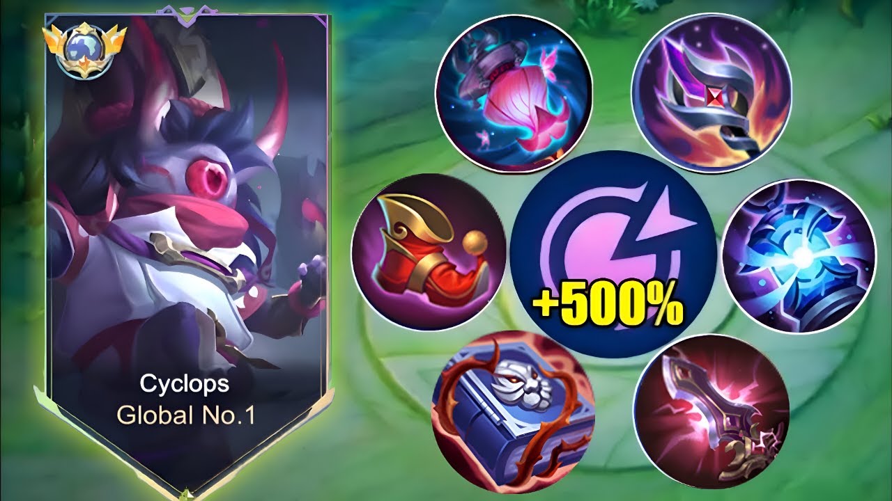 "CYCLOPS ONE-SHOT BUILD: DOMINATE THE MID LANE IN MLBB!" - YouTube