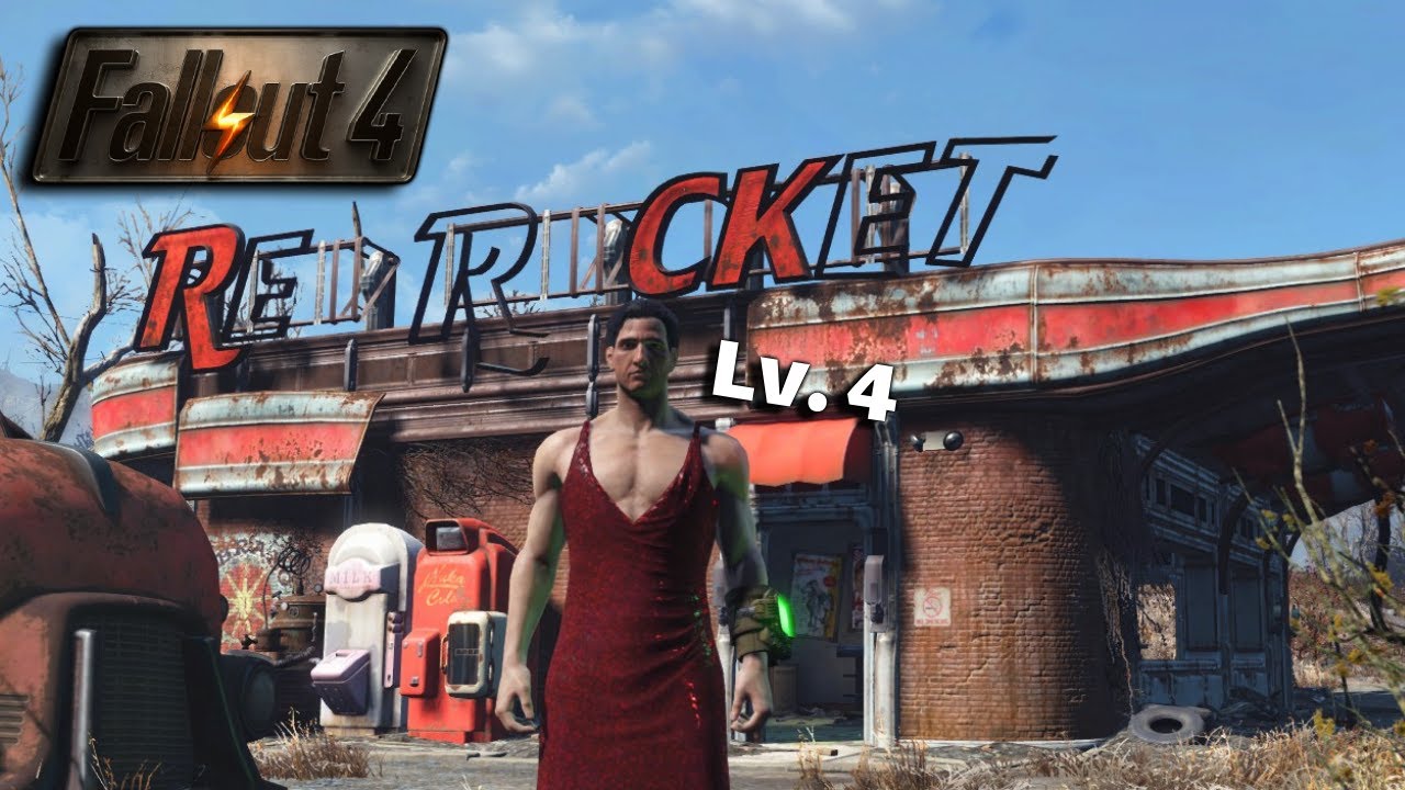 Level 4 Red Dresses & Red Rockets In Fallout 4 - YouTube