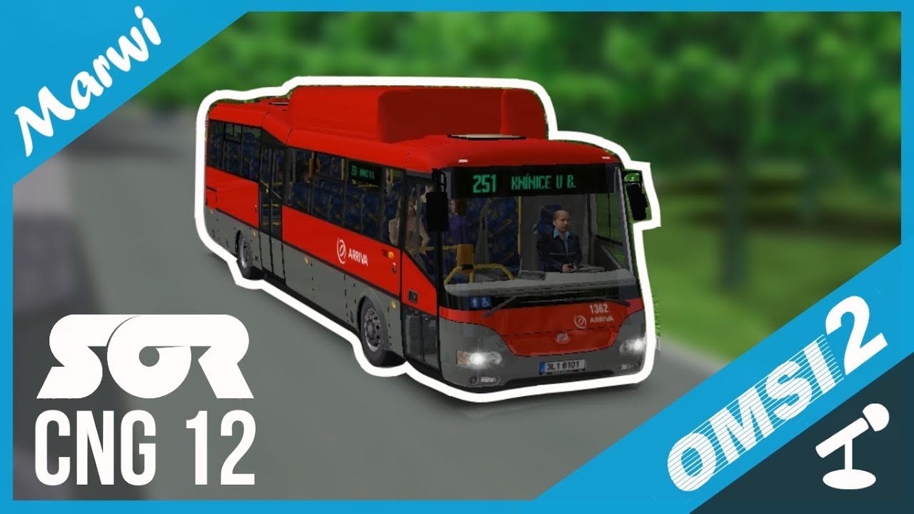 OMSI 2 | Velké Opatovice 251 ― Sor CNG 12 + nádrž by Dawe - YouTube