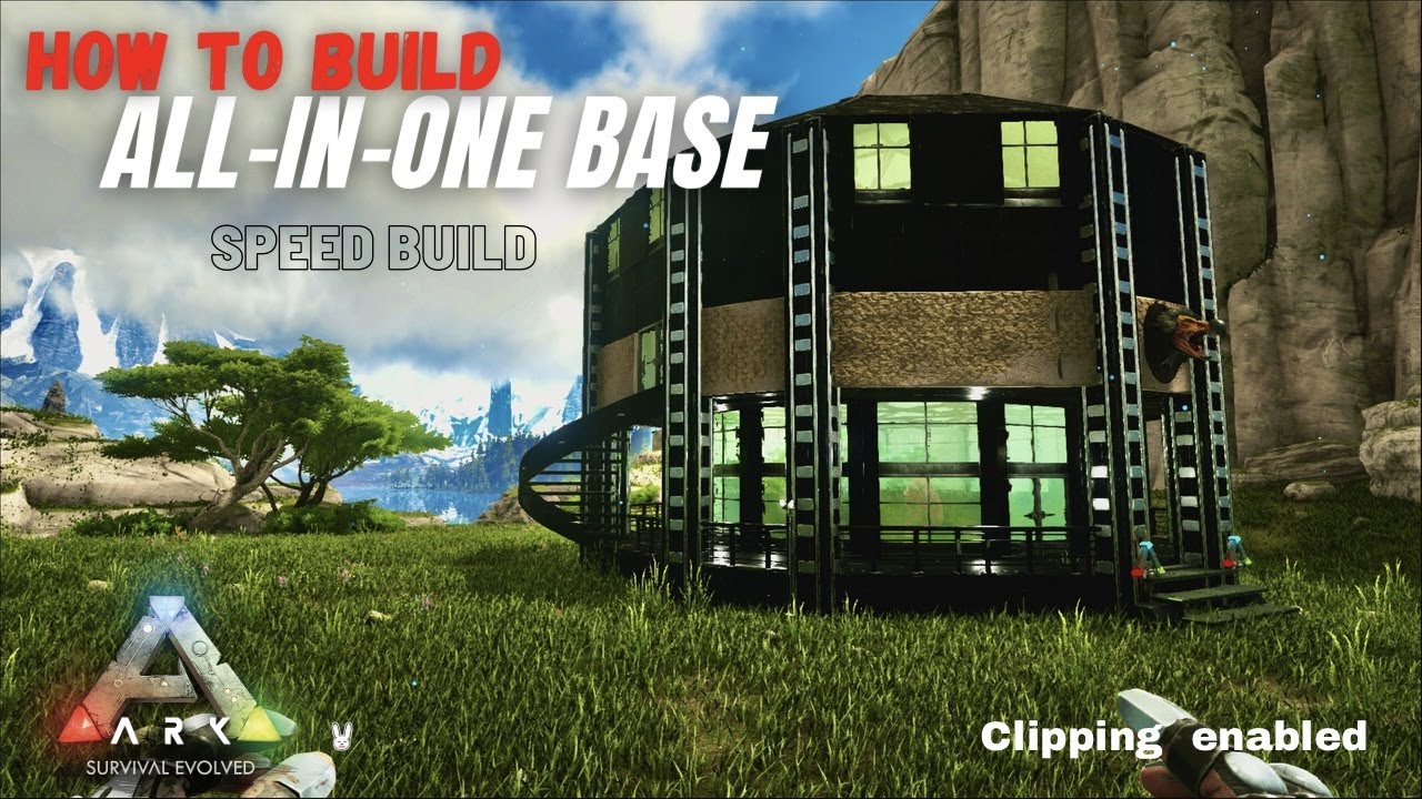 ARK: How To Build All-in-one Base - YouTube