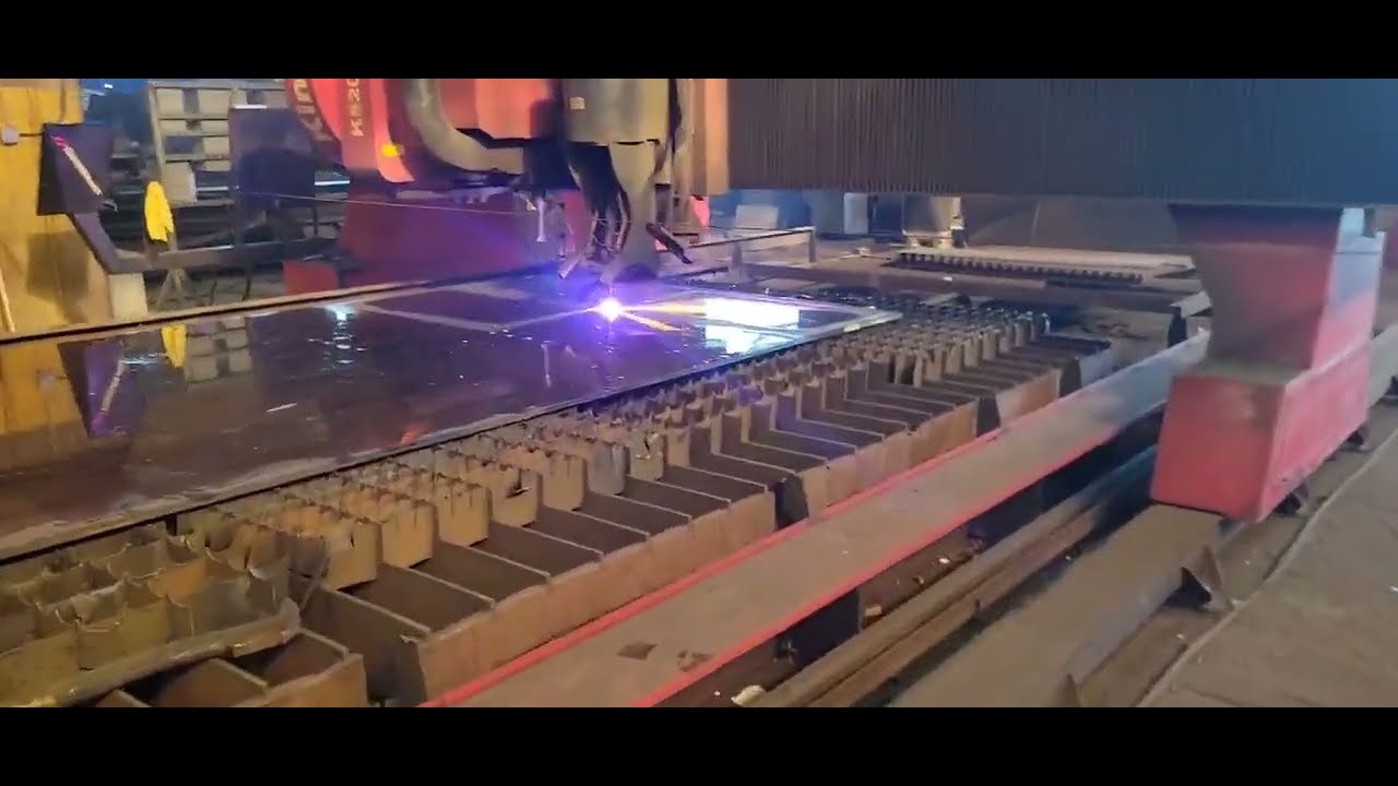 Used 2017 10'x40' Kinetic K5200 XMC Plate Processing Machine - YouTube