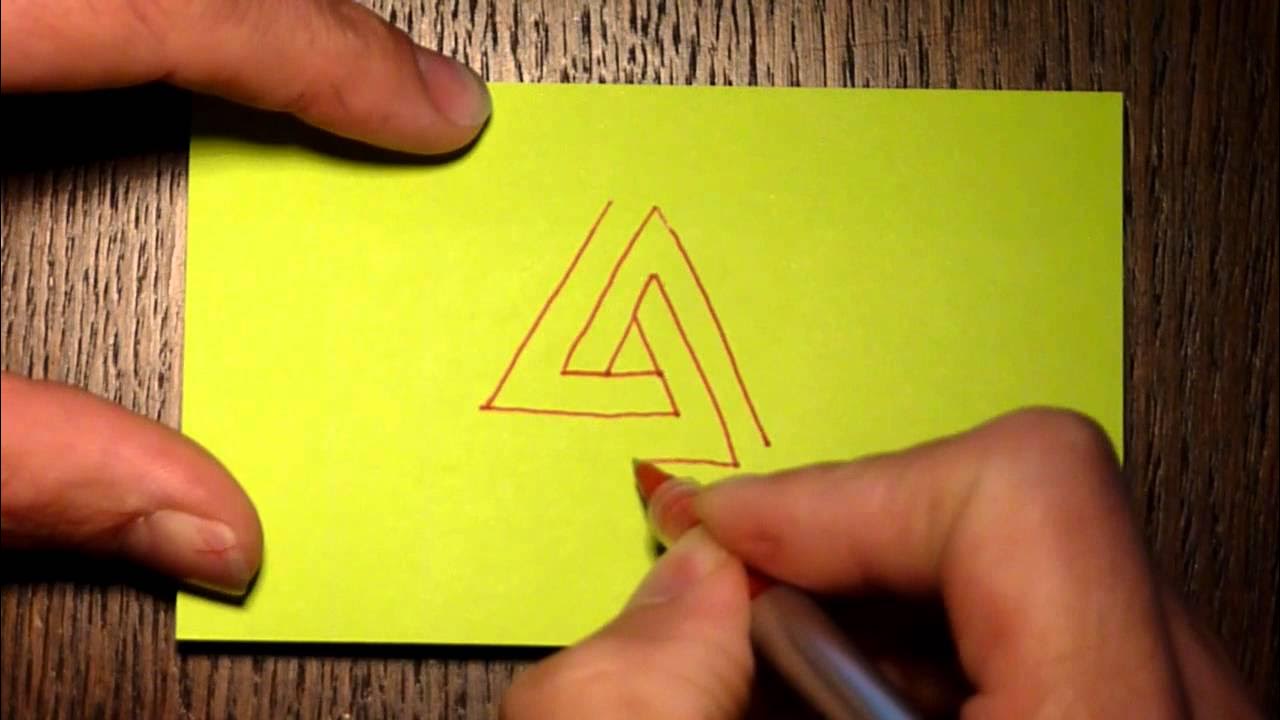 The best way to draw the impossible triangle? - YouTube