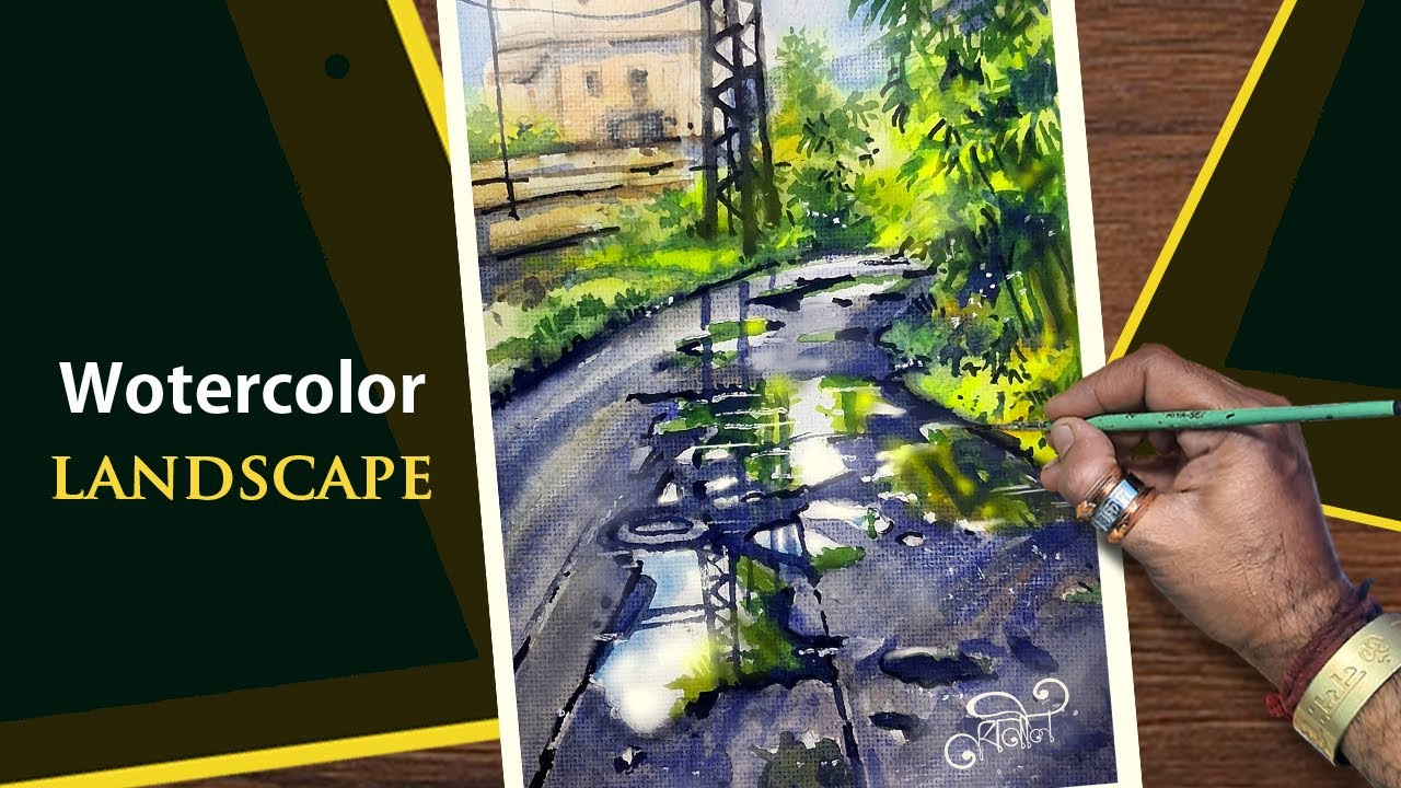 watercolor drawing for beginners | watercolor drawing easy and ...