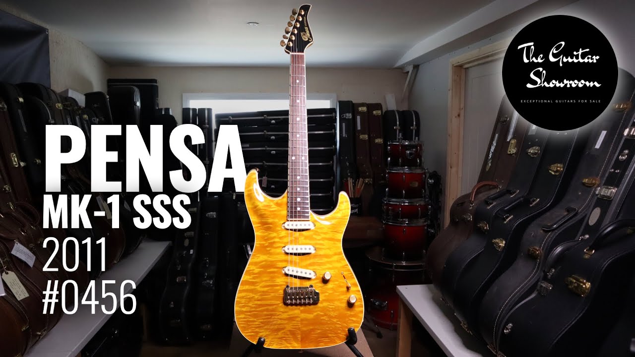 Pensa Custom Guitars MK-1Plus SSS - YouTube