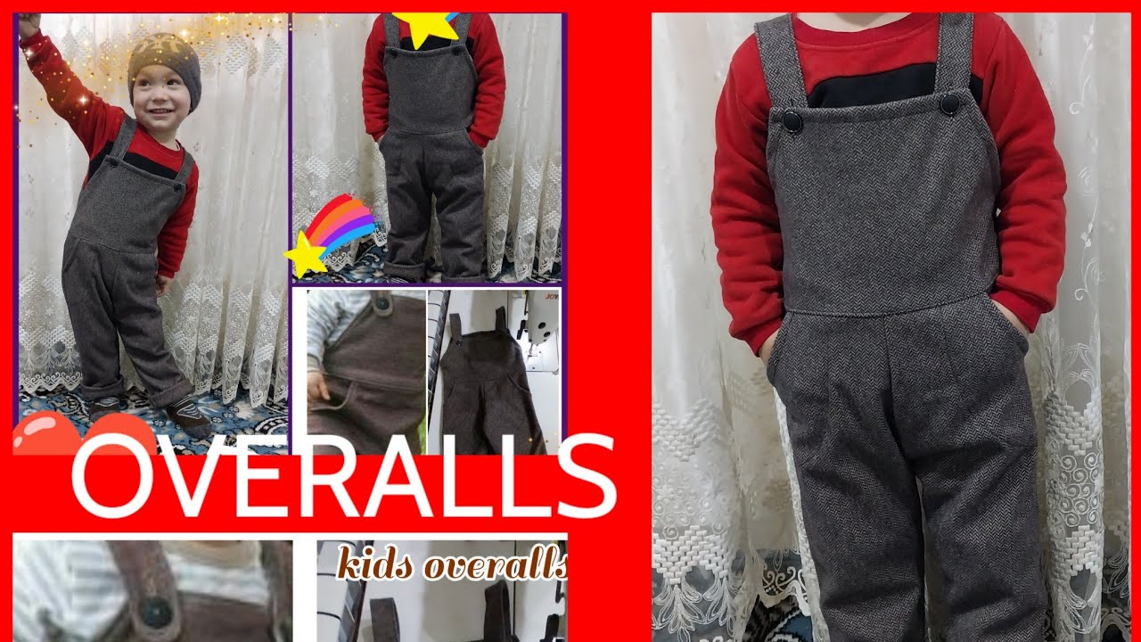 kids overalls - YouTube