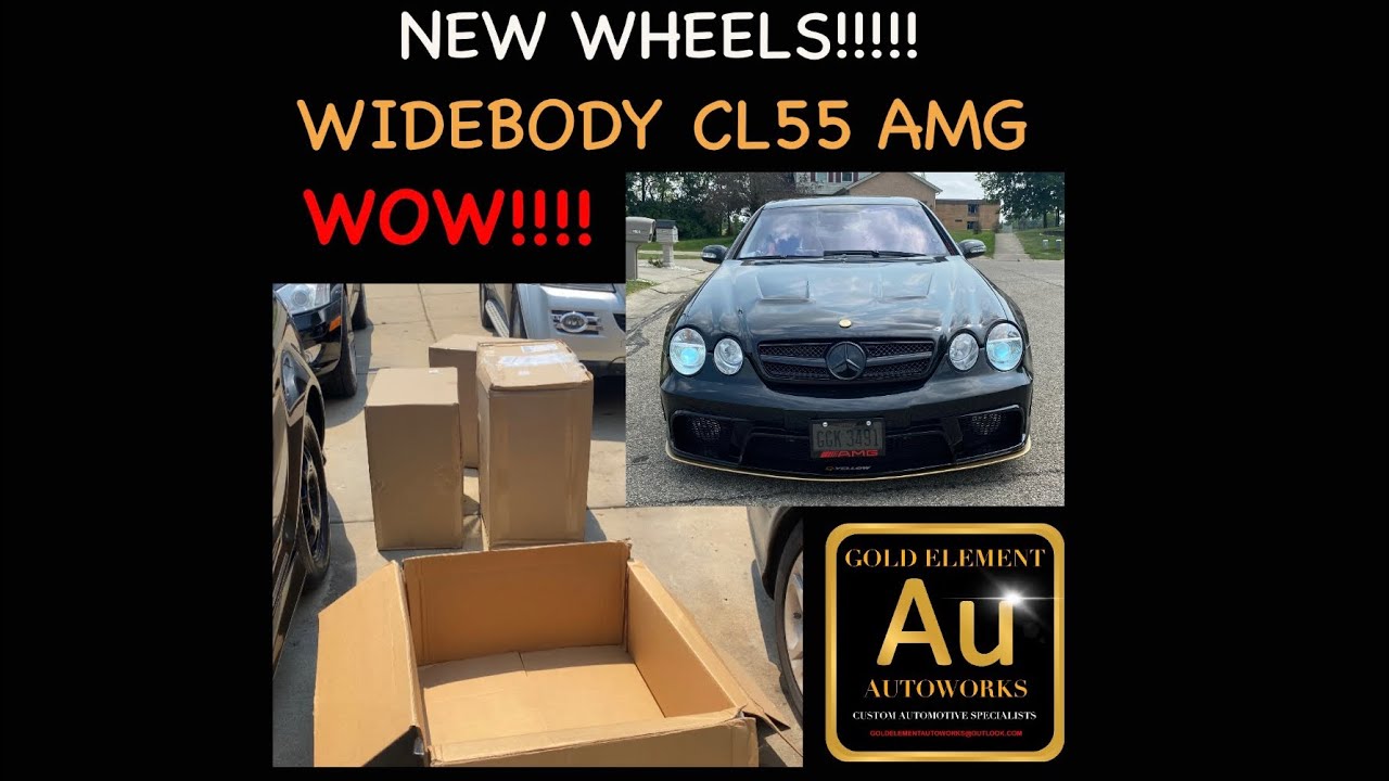 NEW WHEELS!!! Customized Wide Body CL55 AMG Verde VFF03 20” 21” Gloss ...