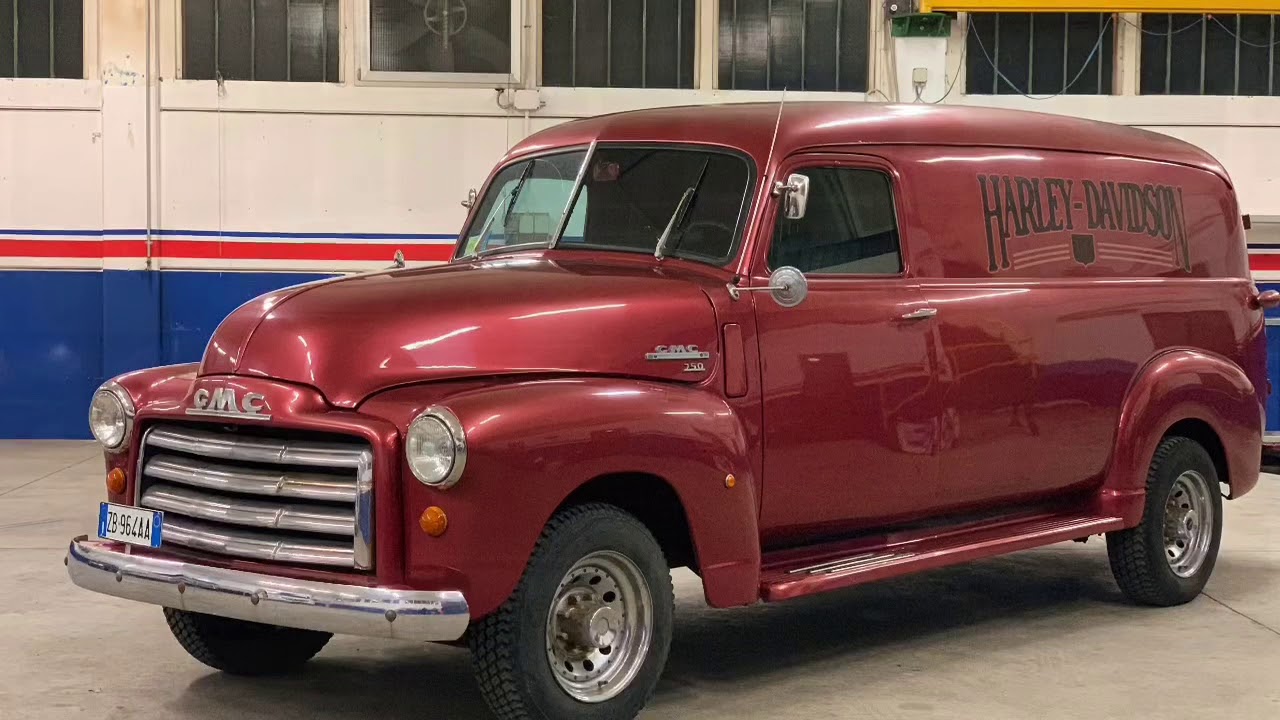 GMC Panel Van 3/4 Ton V8 - 1949 - YouTube