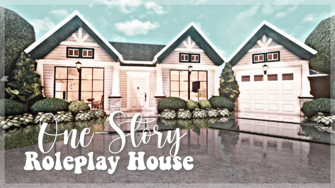 Roblox Bloxburg - One-story Roleplay House - Minami Oroi - YouTube