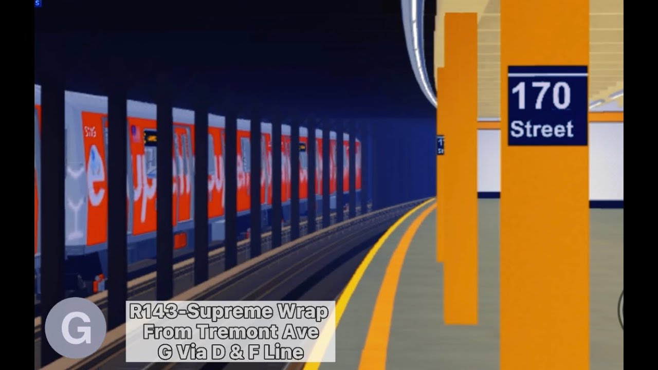 R143-Supreme Wrap (G) Train Action - YouTube