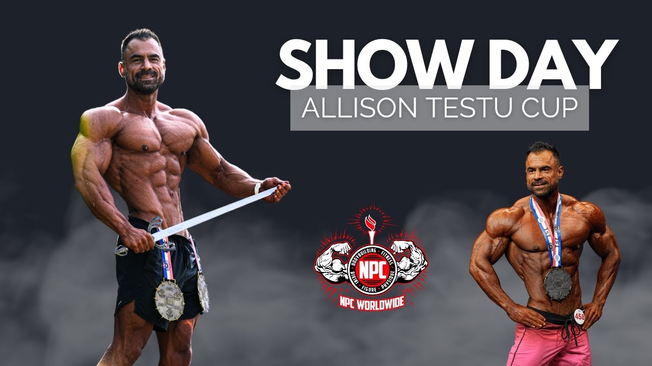 SHOW DAY - ALLISON TESTU CUP 2023 - LILLE - MEN'S PHYSIQUE - YouTube