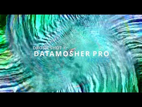 Datamosher Pro effects with drone shots! - YouTube