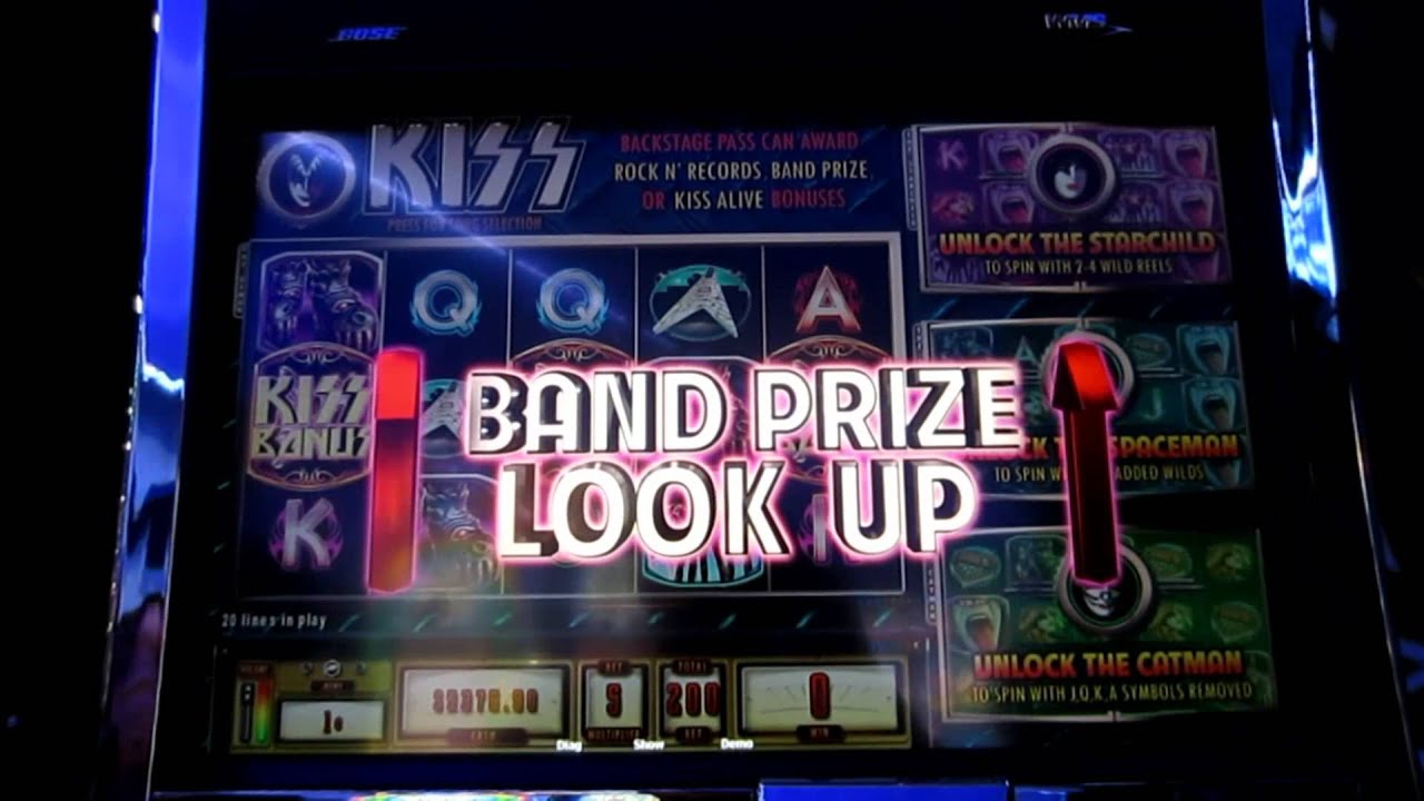 KISS slot machine Preview from the G2E 2012 - YouTube