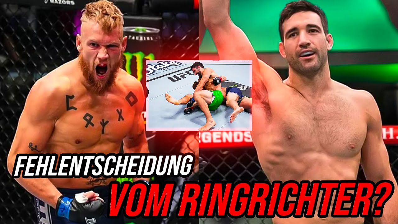UFC Fight Night🥊Caio Borralho vs Jared Cannonier - Fehlentscheidung ...