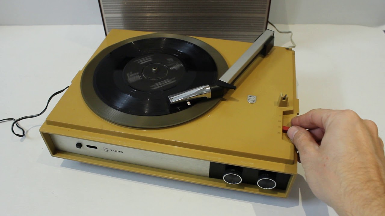 Philips record player All Transistor - YouTube