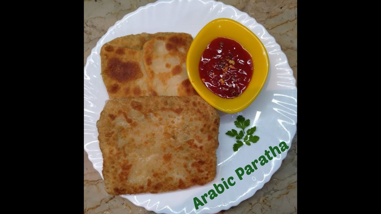 ARABIC PARATHA || CHEESE AND CHICKEN FILLED - YouTube