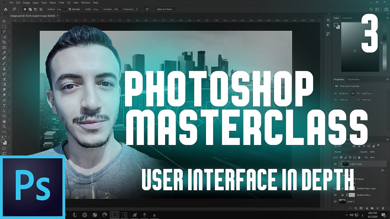 Best Adobe Photoshop Course For Beginners [User Interface In Depth] Ep ...