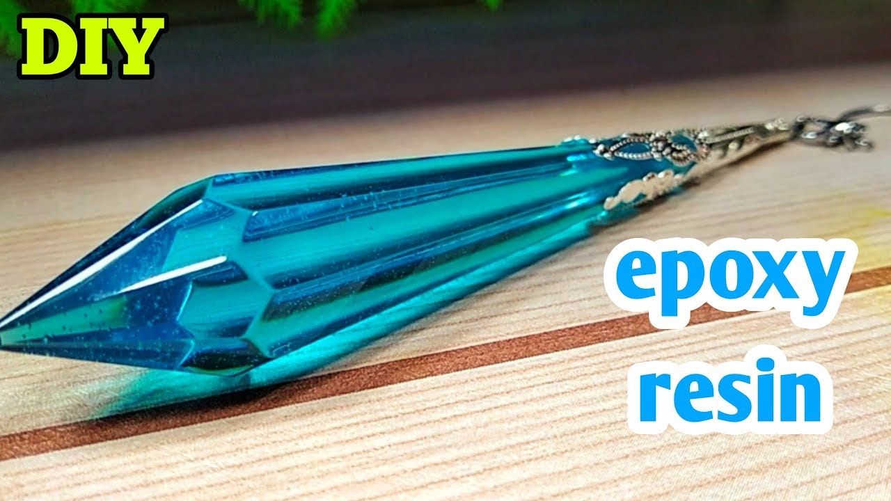 CARA MEMBUAT LIONTIN KRISTAL BIRU DIBUAT DARI EPOXY RESIN | RESIN ART ...
