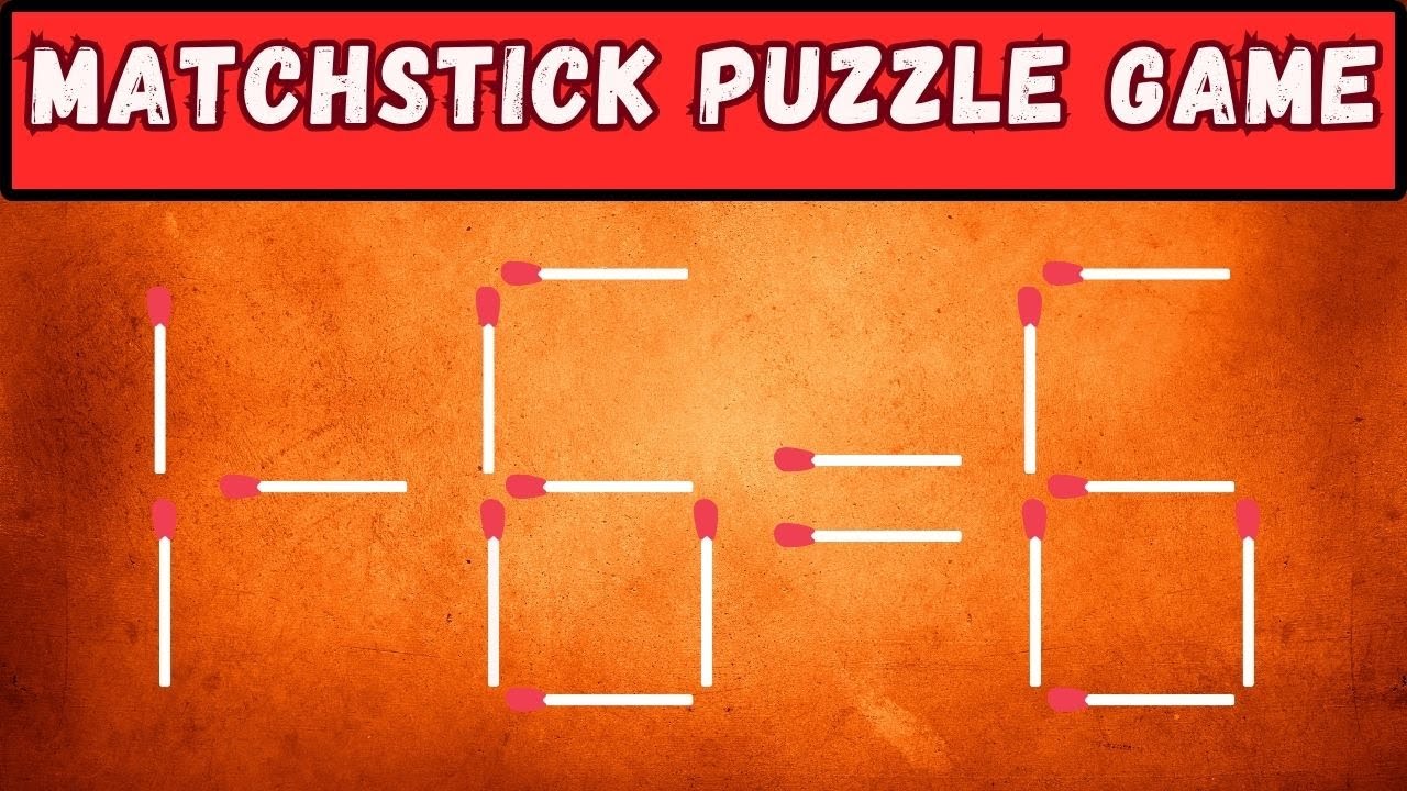 Match stick puzzle 🔥 Puzzles with Answer 🔥 Matchstick Puzzle 005🔥 - YouTube