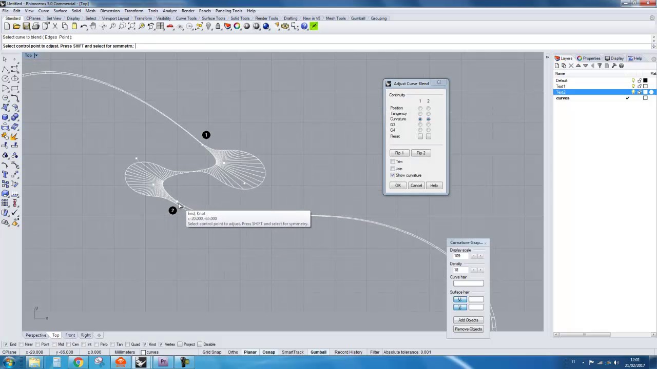 Adjustable Blend Curve - YouTube