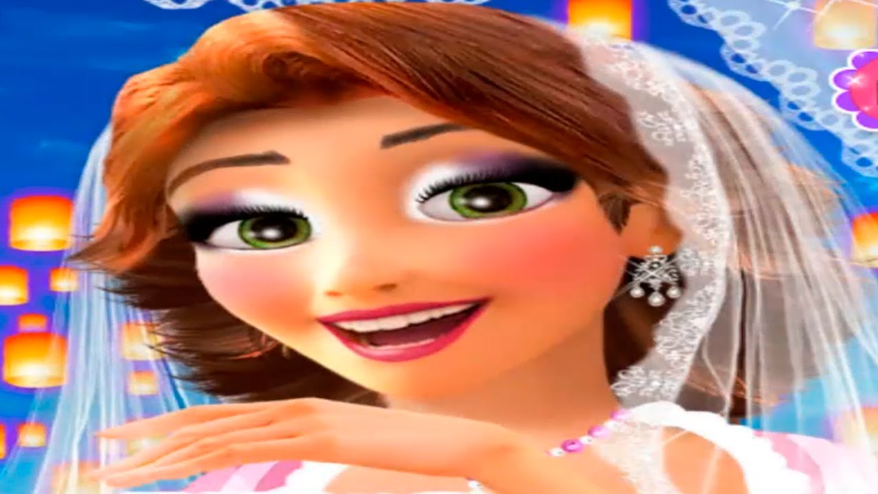 DISNEY PRINCESS | Rapunzel Wedding Makeup | English Episode | Princess ...