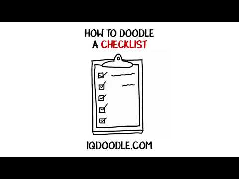 How to Doodle a Checklist - IQ Doodle School