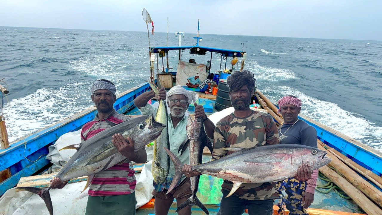 First Day Great Day 💢 We Caught Huge Size Variety Fishes in Deep Sea ...