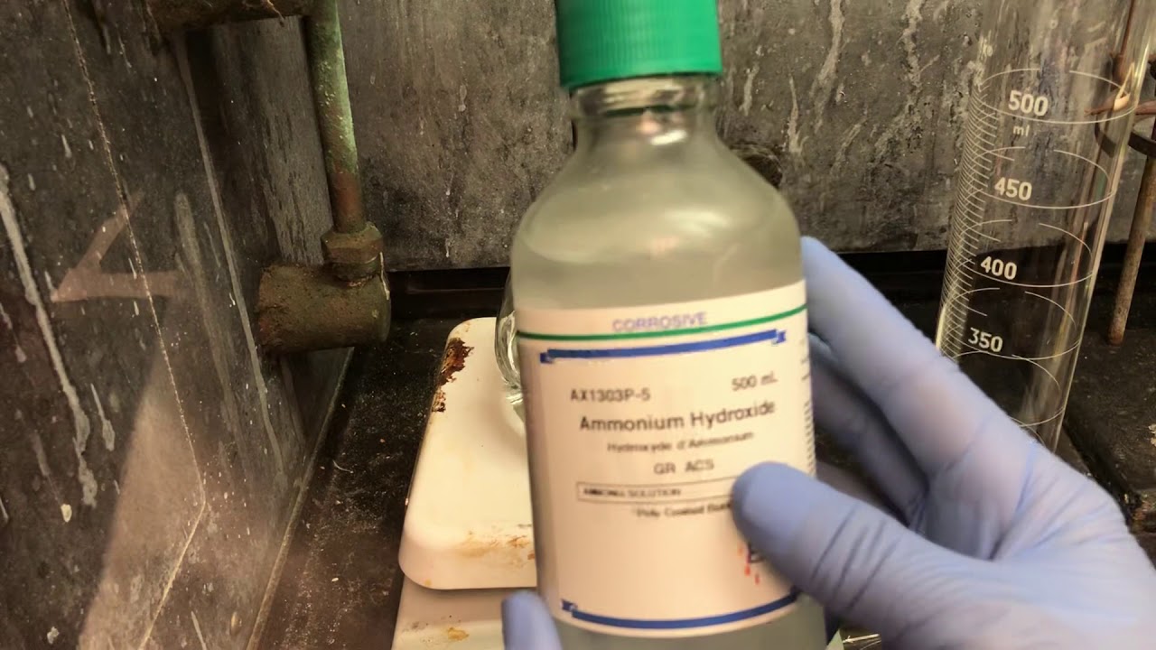 How to Make 6M NH3 Solution - YouTube