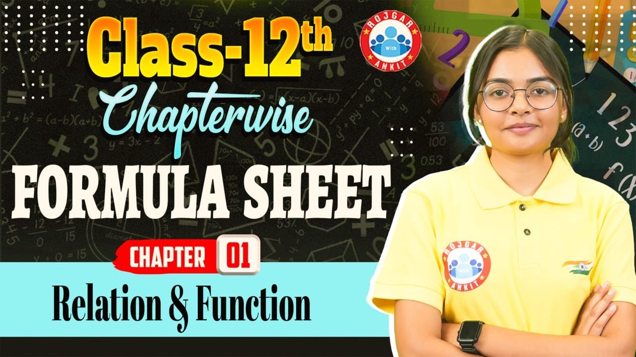 Class 12 Maths Chapter 1 Relation & Function | 12th Maths Complete ...