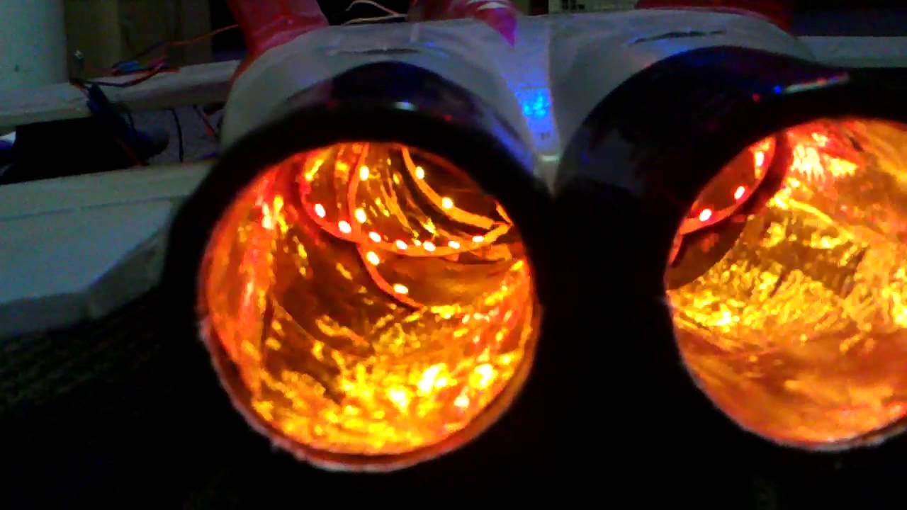 Exceed F-18F Super Hornet LED Afterburners - testing - YouTube