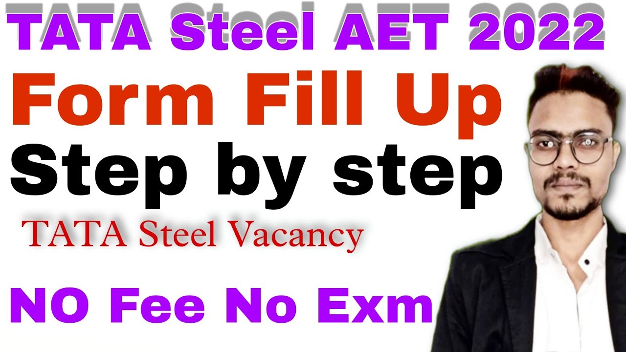 TATA Steel AET Form Fill Up | TATA Steel AET Form Kaise Bhare 2022 ...
