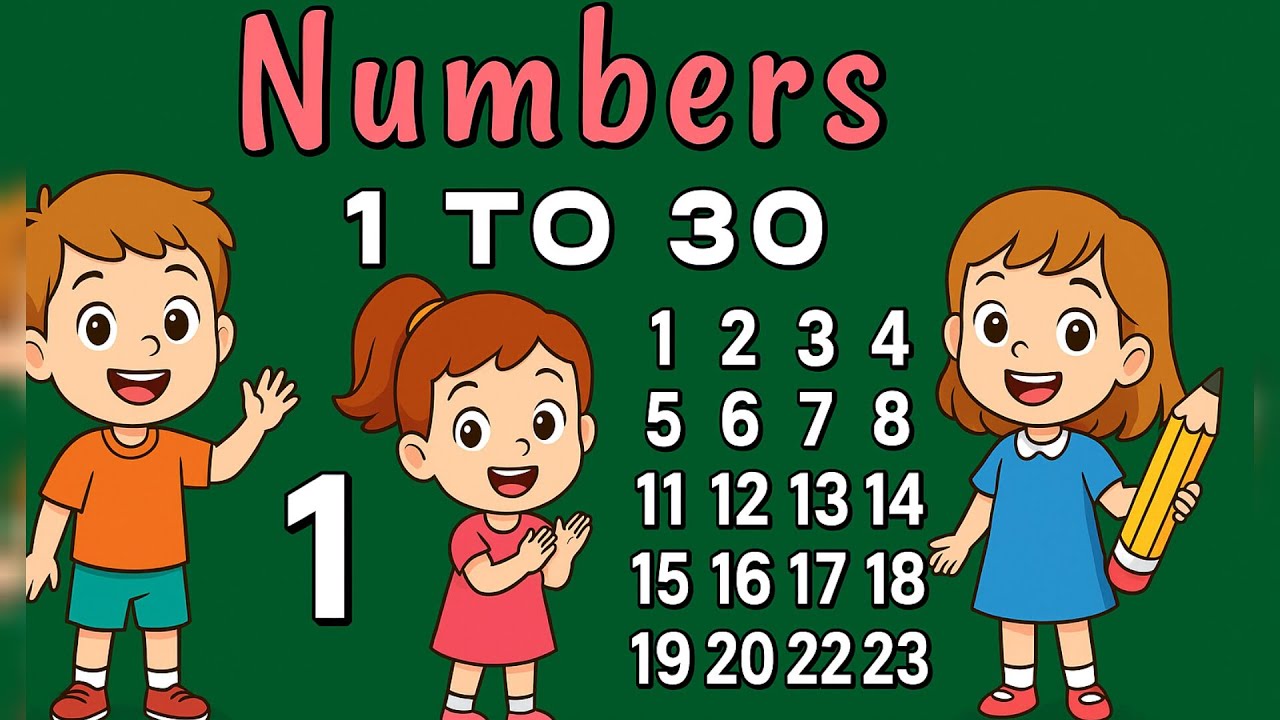 Learn Numbers 1 to 30 - YouTube