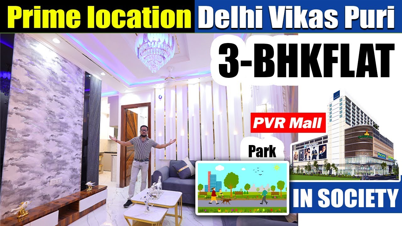 3 BHK Flat in Vikas Puri | Delhi, Vikas Puri Ready To Move Property In ...